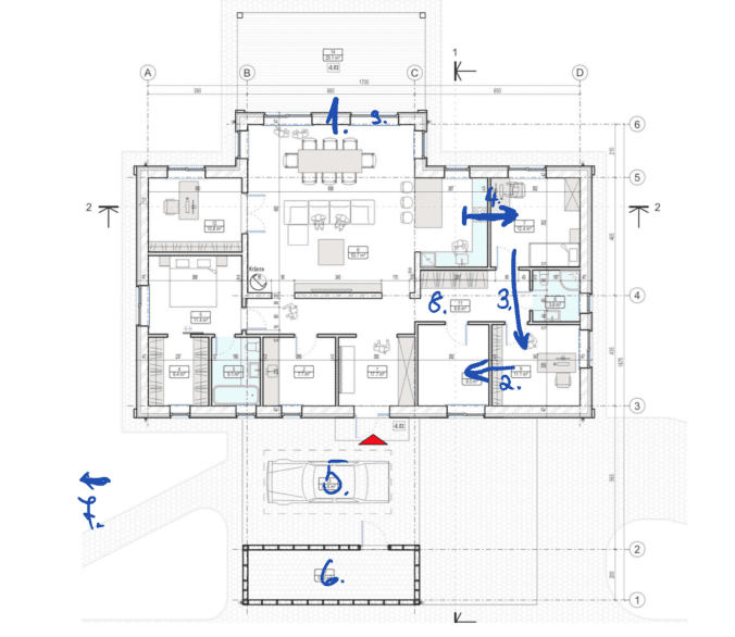 Pirmās tikšanās ar arhitektu - Mūsu māja